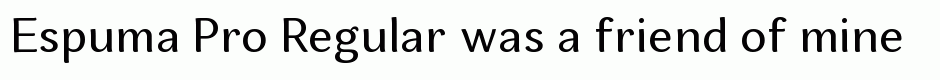 HelloFont - Fonts - Espuma Pro