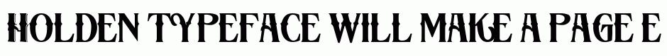 HelloFont - Fonts - Holden typeface - Holden typeface