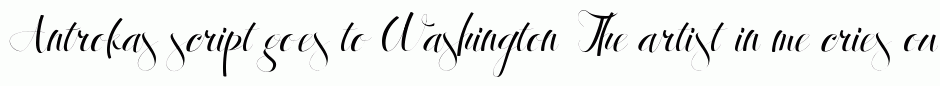 HelloFont - Fonts - Antrokas script