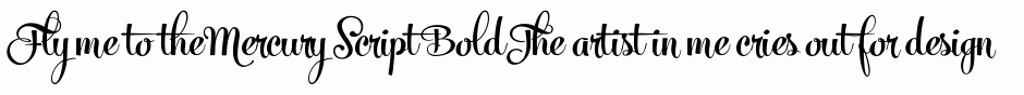 HelloFont - Fonts - Mercury Script